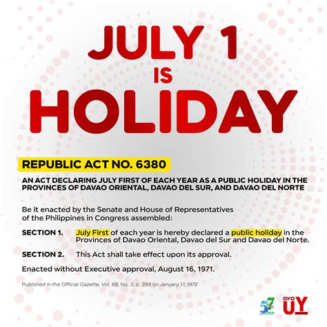 Long Weekend Alert 💚 City Government Of Tagum