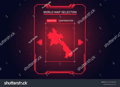 Laos Map World Map International Vector Stock Vector Royalty Free Shutterstock