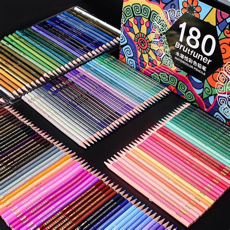 Brutfuner Oil Water 48 72 120 160 180 Color Set 색연필 Professional