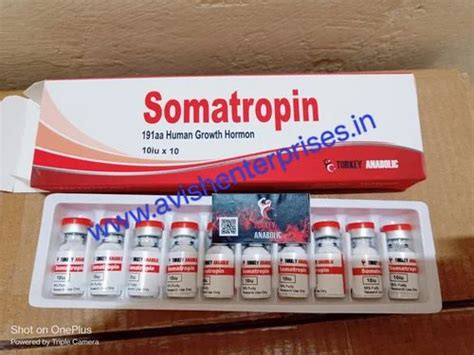 Turkey Anabolic Somatropin Hgh 191aa Human Growth Hormone 10iux10 At