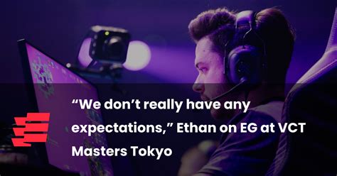 “we Dont Really Have Any Expectations ” Ethan On Eg At Vct Masters