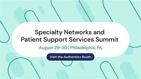 Authenticx At Specialty Networks And Patient Support Summit
