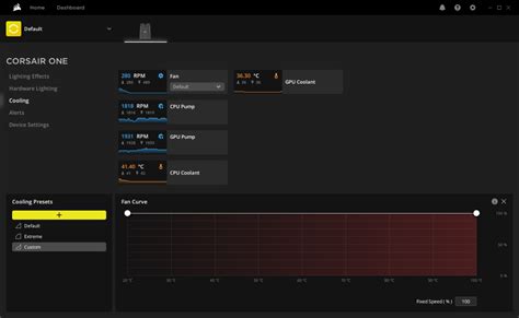 ICUE Custom Fan Curves Are Only On Fixed Speed ICUE Software Troubleshooting Corsair Community