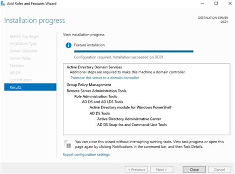 Установка домена Active Directory на Windows Server 2019 Serverspace By