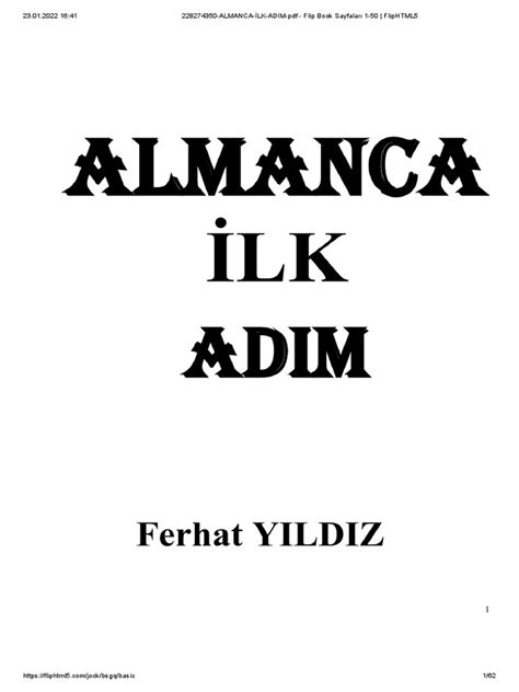 Almanca İlk Adim Pdf