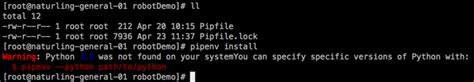 【基本解决】pipenv用已有pipfile去创建环境失败：warning Python 36 Was Not Found On Your