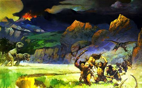 Pellucidar By Frank Frazetta Frank Frazetta Fantasy Artist Fantasy Art