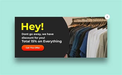 Exit Pop Up Template Website Html5 And Psd Download