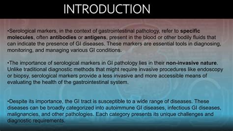 Markers Of Gi Pathologypptx