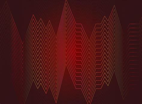 The Lines Of The Ecg Graph Are Arranged In A Continuous Wave Pattern