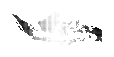 Indonesia Map Design Vector Illustration 13168389 Vector Art At Vecteezy