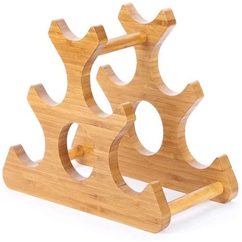 Supply Tabletop Bamboo Stackable Wine And Bottle Rack Wholesale Factory