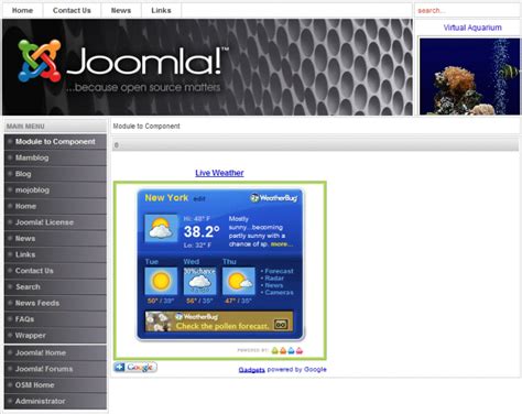 How To Add Google Gadgets In Joomla Softpedia