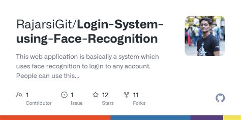 Github Rajarsigitlogin System Using Face Recognition This Web