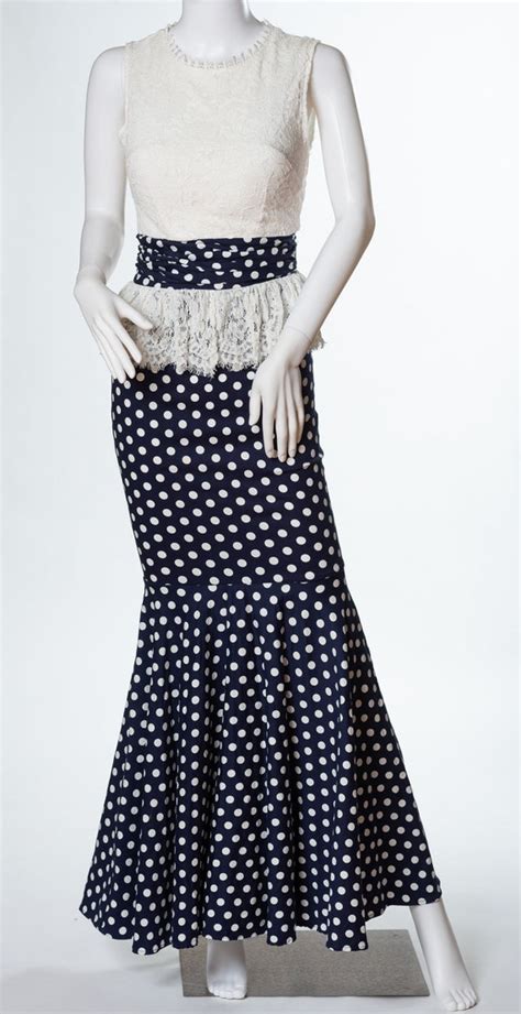 Navy Polka Dot Full Gem