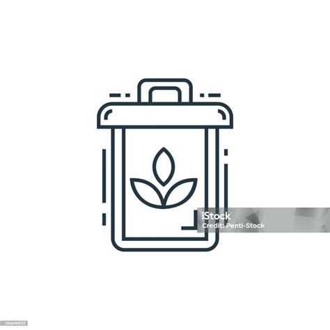 Vectorpictogram Recyclen Geïsoleerd Op Witte Achtergrond Overzicht