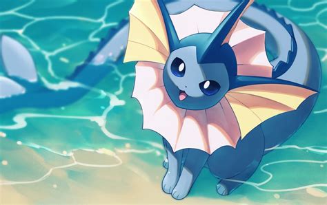 Vaporeon Pokemon Drawn By Naokieguchi Danbooru