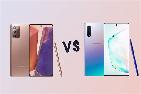 Samsung Galaxy Note 20 Vs Note 10 Diferencias Comparadas