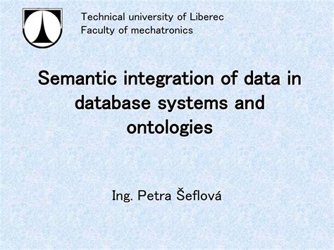 Semantic Integrationppt