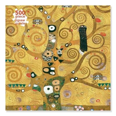Adult Jigsaw Puzzle Gustav Klimt The Tree Of Life 500 Pieces Book