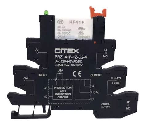 Módulo Acoplador De Interfaz De Mini Relé Prz 41f 1z C2 3 De 110 V