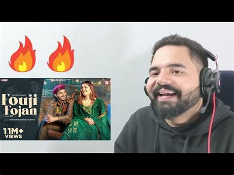 Fouji Fojan Sapna Choudhary Aamin Reaction Youtube