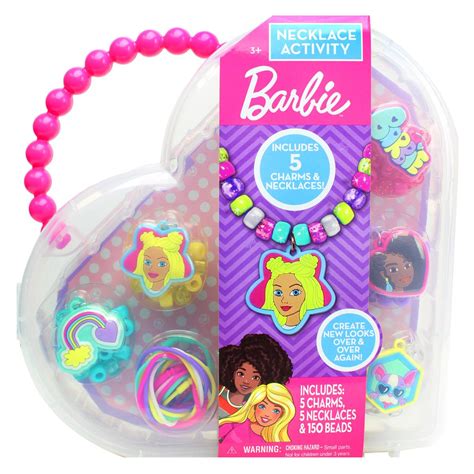 Tara Toy Corporation Necklace Activity Set Barbie HSN