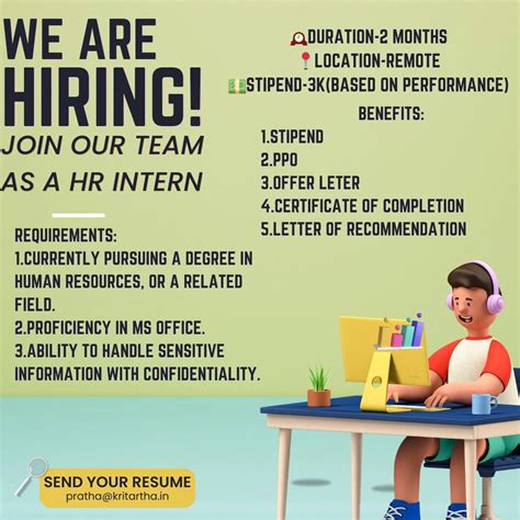 khushi chauhan on linkedin 🚨job title hr intern 📍location remote ⌛
