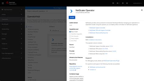 Deploy Netscaler Ingress Controller Nsic In Openshift Using Netscaler