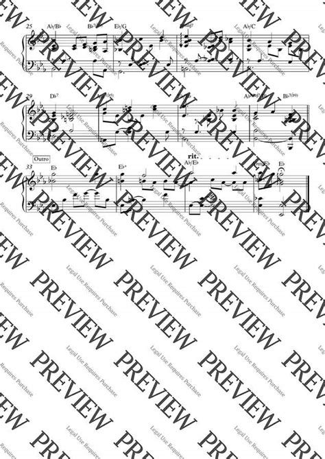 악보 찬송가 393장 오 신실하신 주 Jazz 보이싱 By Shinae Kim