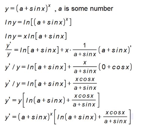 Logarithmic Differentiation Examples Calculus Coaches