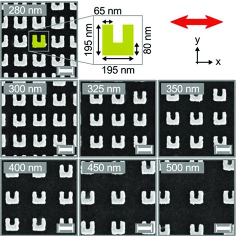 Micrographs Of The Srr Square Arrays Used In Experiments The