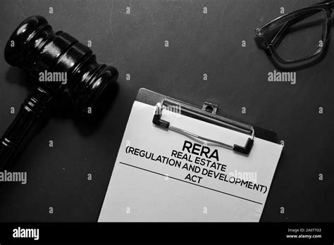 Real Estate Regulation And Development Act Rera Text On Document And