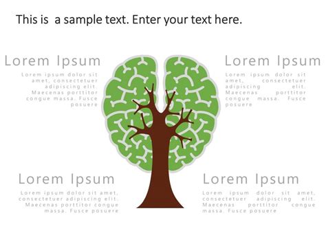 Tree Brainstorming Powerpoint Template