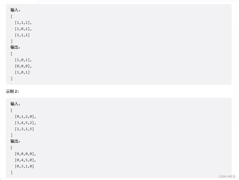 leetcode·每日一题·面试题 01 08 零矩阵· 模拟 csdn博客