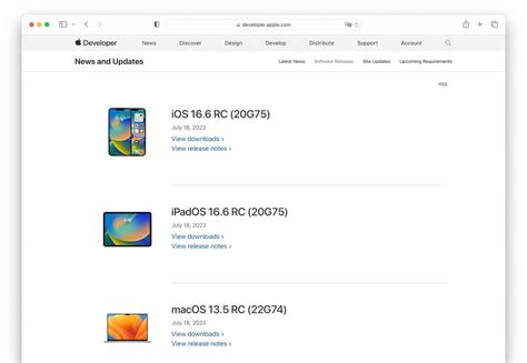 Apple、開発者向けに「macos 135 Ventura」や「iosipados 166」、「iosipados 1578」の