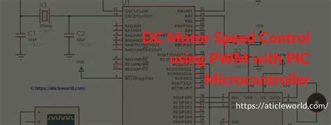 Dc Motor Speed Control Using Pwm With Pic Microcontroller Artofit