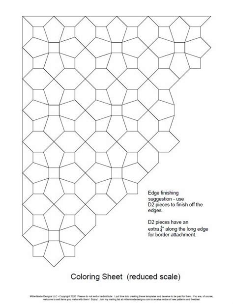 Square Star EPP Pattern PDF Downloadable File Etsy