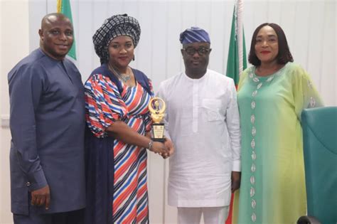 Hon Babajimi Benson MHR Receives Best Representative Of The Year