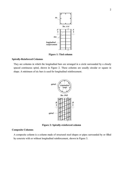 Design For Short Axially Loaded Columns Aci318 Pdf Physics Science