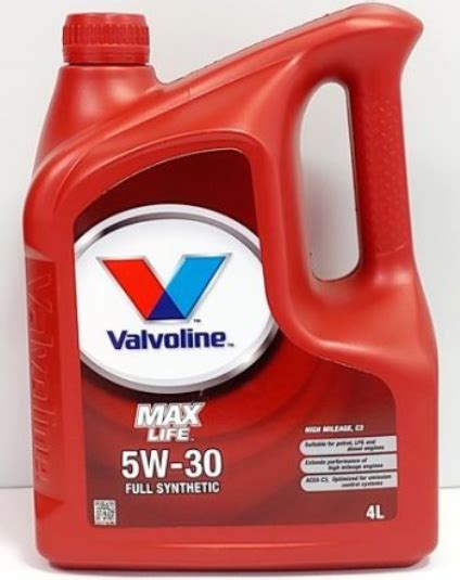 ᐉ Моторна олива Valvoline Maxlife C3 5W-30 4 л • Краща ціна в Києві ...