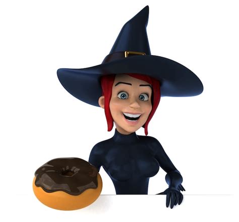 Premium Photo Sexy Witch 3d Illustration