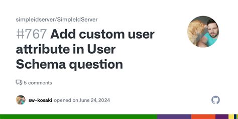 Add Custom User Attribute In User Schema Question Issue Simpleidserver SimpleIdServer