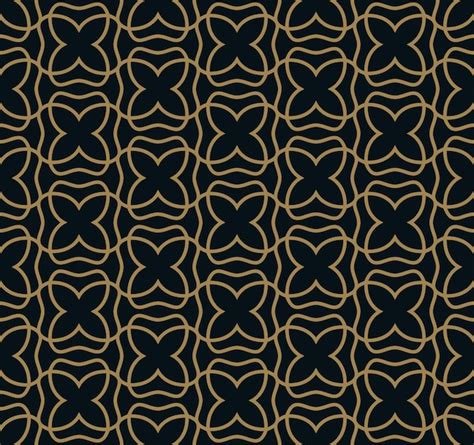 Premium Vector Seamless Pattern Elegant Linear Ornament Geometric Stylish Background Vector