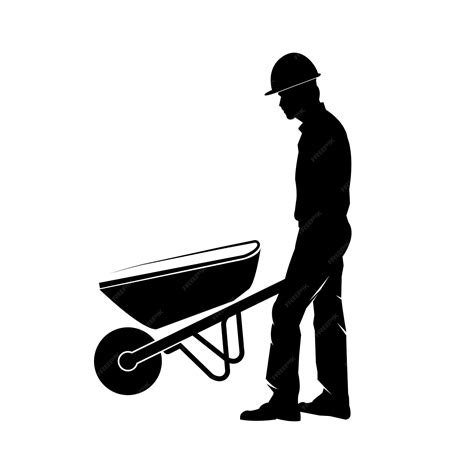 Premium Vector Construction Worker Icon