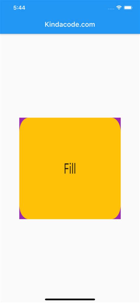 Flutter FittedBox Examples KindaCode