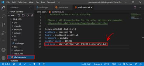 Premiers Pas Avec Vs Code Et Platformio Ide Pour Esp32 Et Esp8266