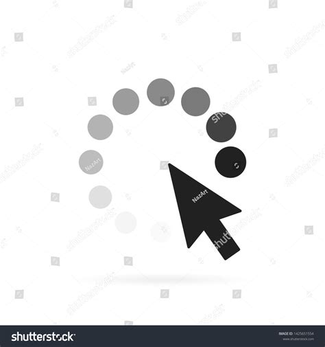 Computer Mouse Click Cursor Arrow Icon Stock Vector Royalty Free 1425651554 Shutterstock