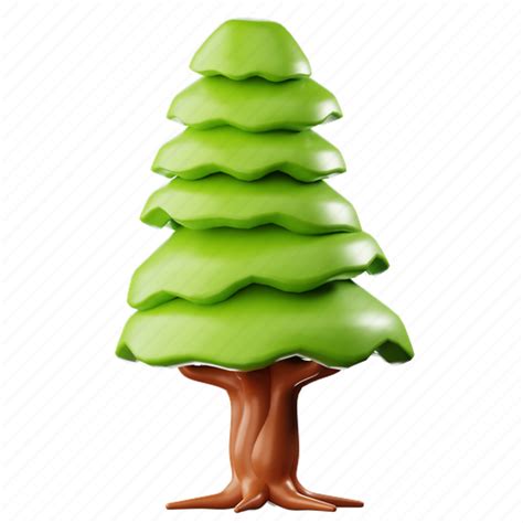 Tree Big Tree Game Asset Nature Environment 3d Illustration