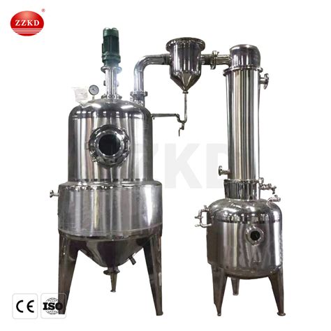 Food Grade Spherical Vacuum Evaporator Concentrator Milk Jam Water